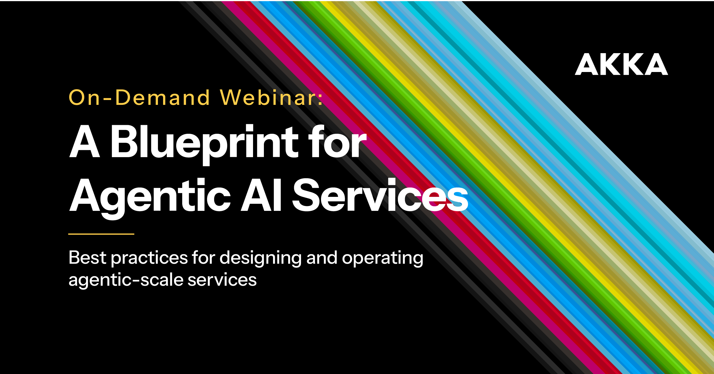 A blueprint for agentic AI services